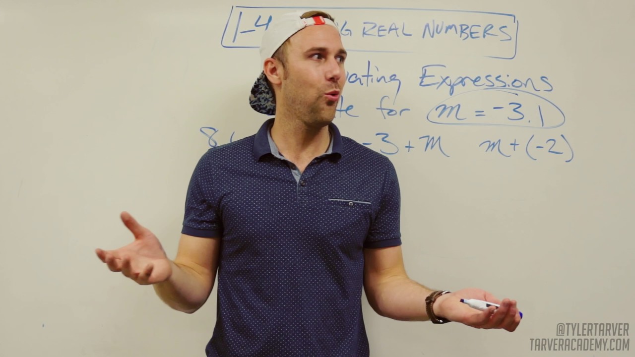 Adding Real Numbers Algebra 1 4 Youtube
