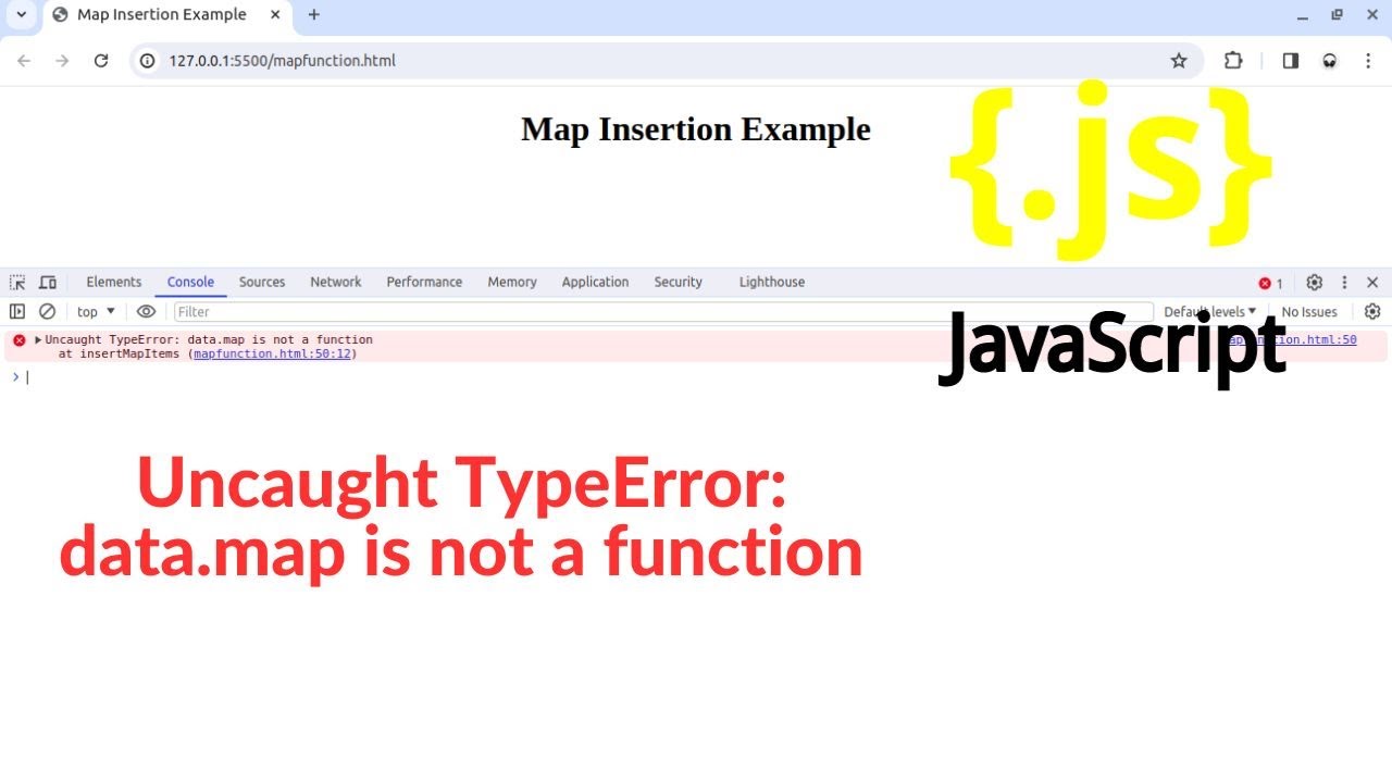 How To Fix Uncaught Typeerror Data Map Is Not A Function In Javascript