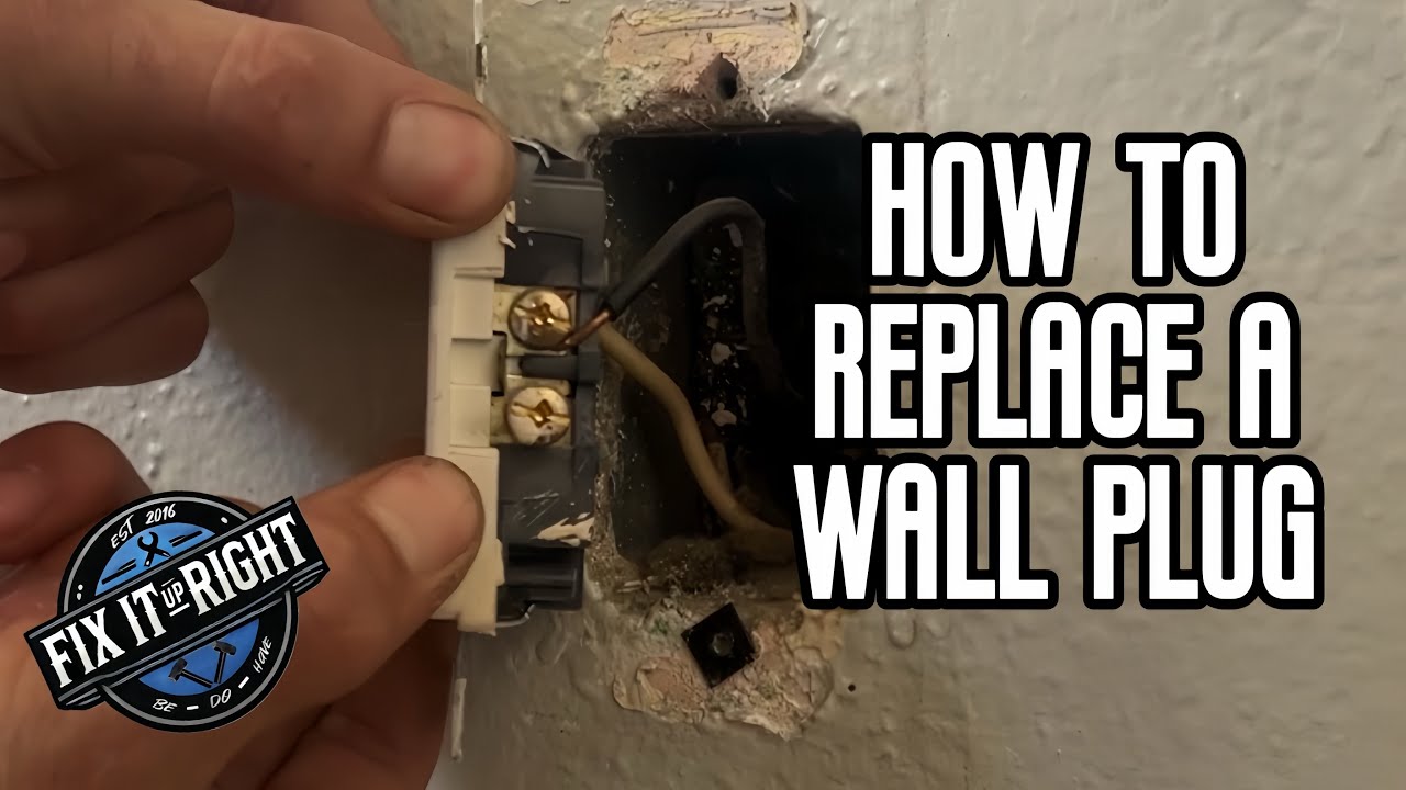 Easy Wall Plug Replacement Tutorial Youtube