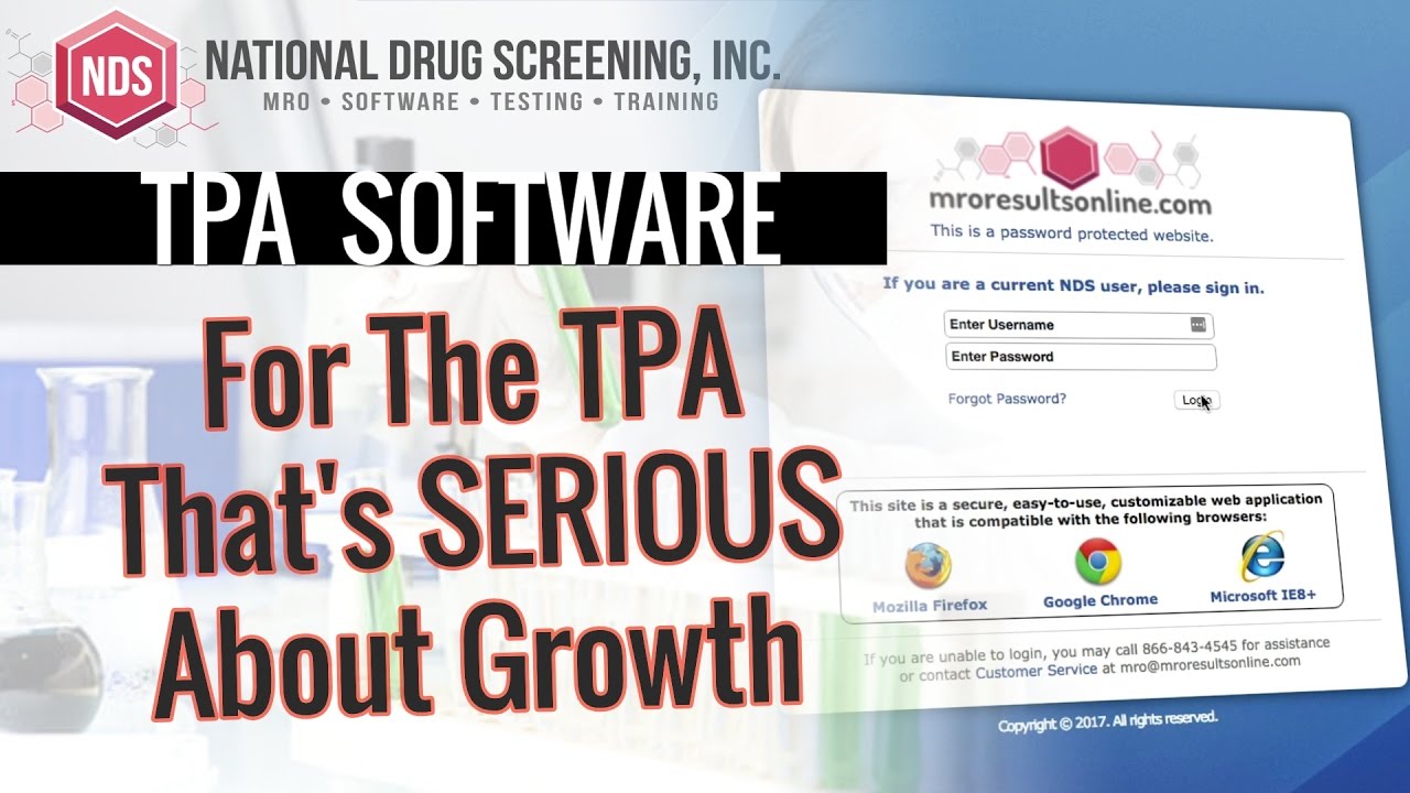 Drug Testing Management Software For Tpas Youtube
