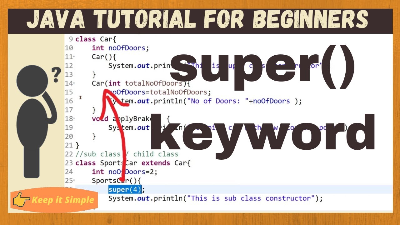 Java Super Keyword Java For Beginners Youtube