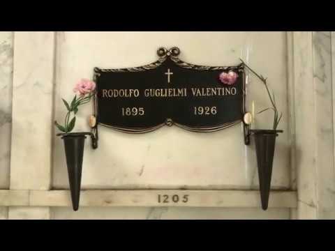 Famous Grave Tour Visiting Rudolph Valentino At Hollywood California