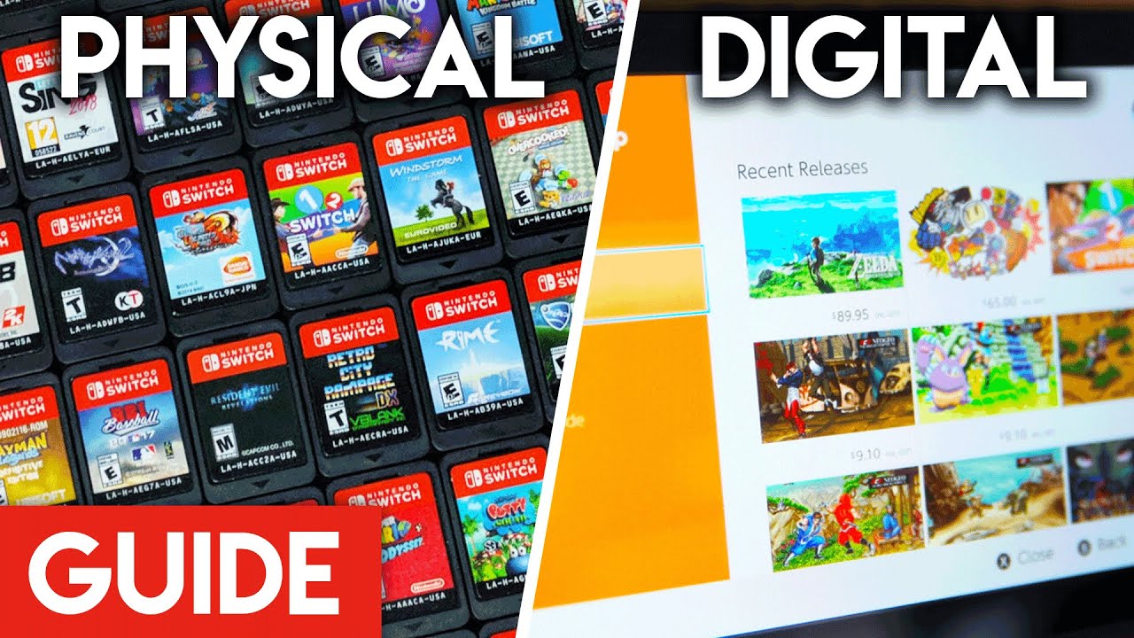 Nintendo Switch Physical Vs Digital Full Guide Youtube