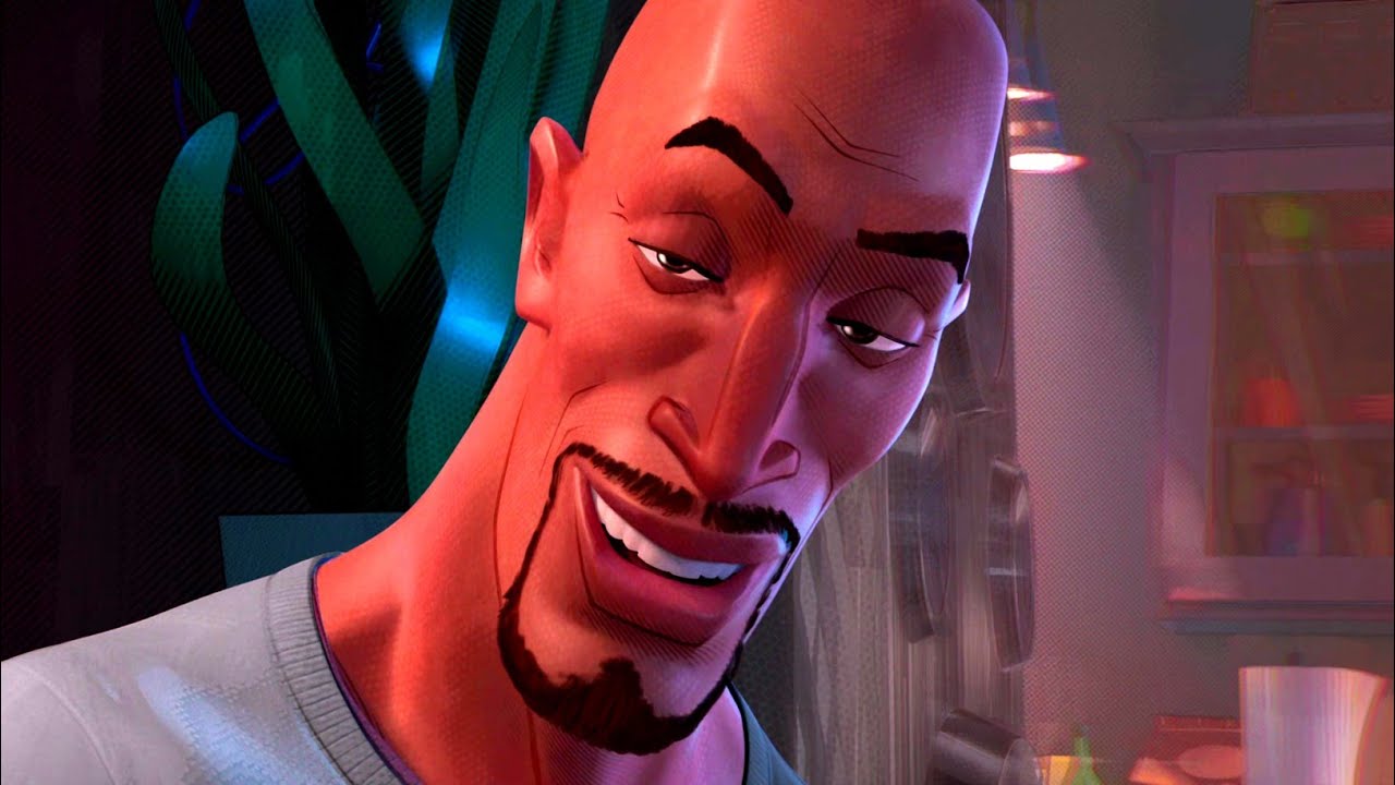 Hey Miles And Uncle Aaron Scene Spider Man Into The Spider Verse