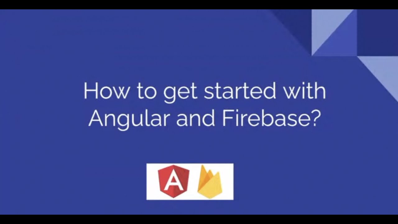 Angular And Firebase With Firebase Authentication Demo Youtube