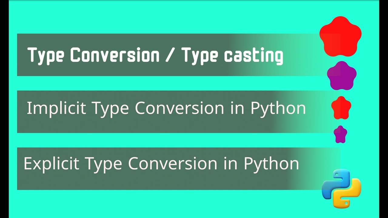 Typecasting In Python Data Type Checking Type Conversion In Python