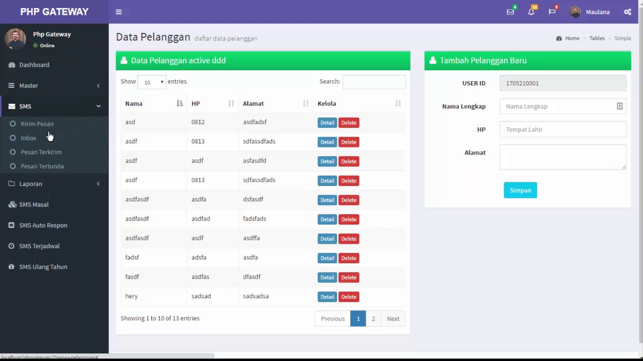 Membuat Program Sms Gateway Dengan Php Supplierlast