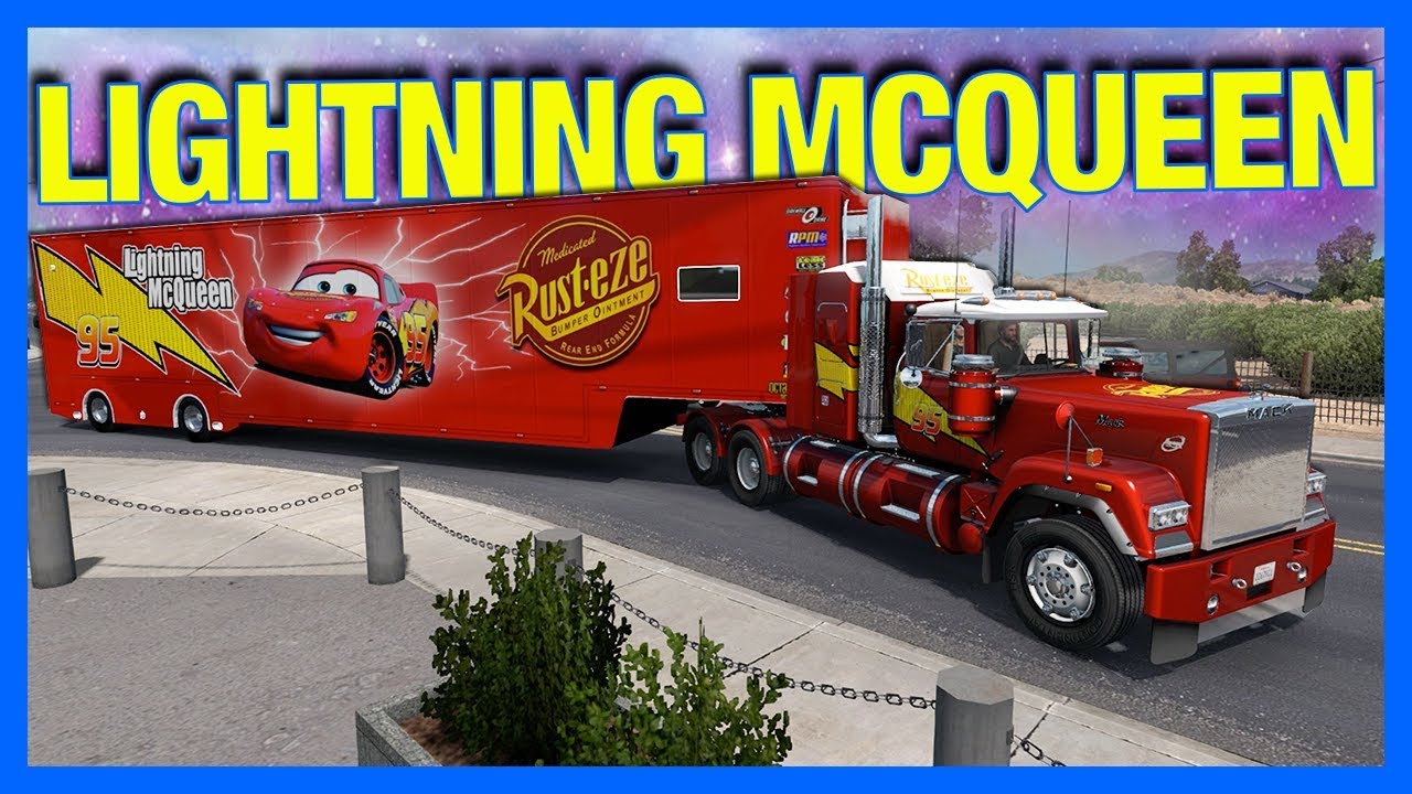Mack Truck Delivers Lightning Mcqueen American Truck Simulator