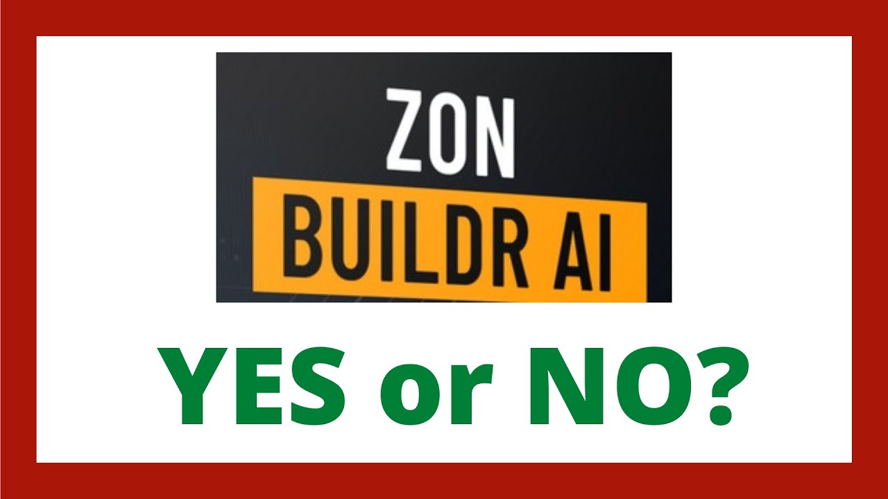 Zonbuildr Ai Review Legit Software Youtube