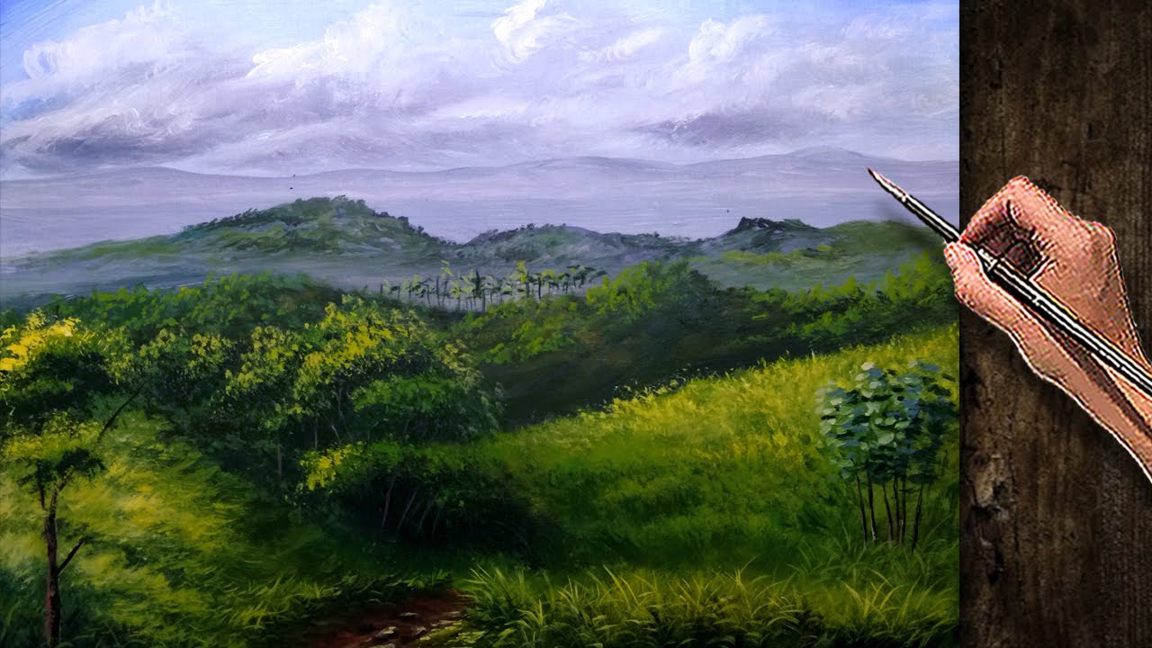 Plein Air Painting Lesson Tropical Landscape Scenery Together With