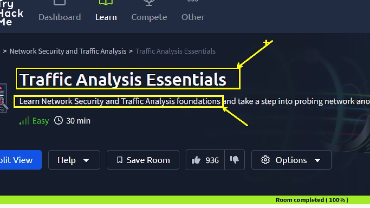 Traffic Analysis Essentials Tryhackme Walkthrough Youtube