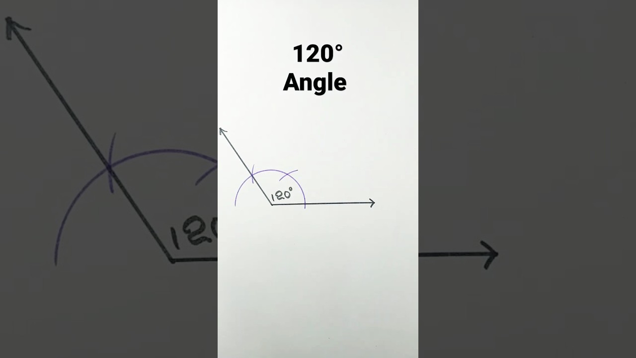 120 Degree Angle With Compass Youtube