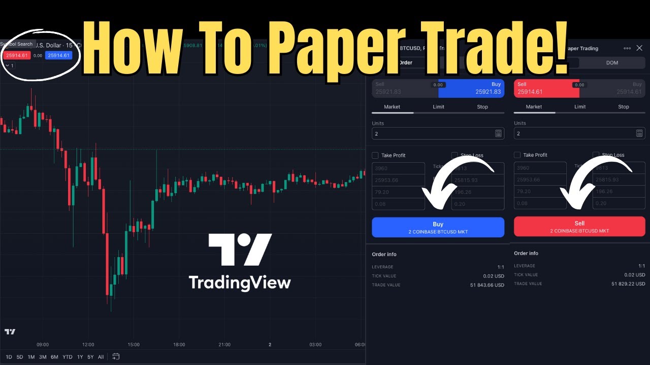 How To Paper Trade On Tradingview 2024 Beginner Tutorial Youtube
