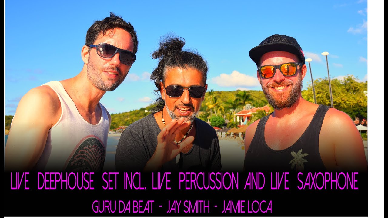 Live Deep House Dj Set Incl Live Percussion Live Saxophone Guru Da