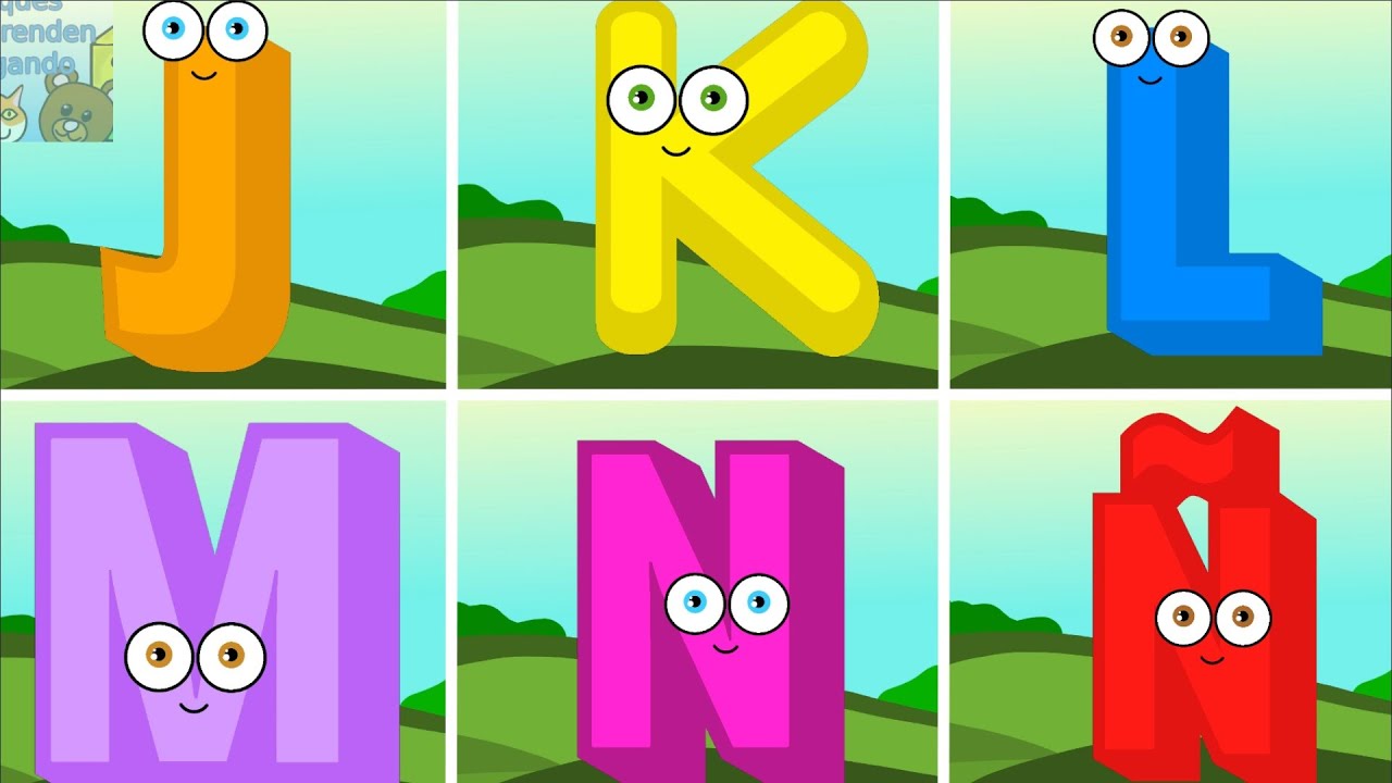 Abecedario J K L M N ñ Aprender Las Letras Del Abecedario Video Para