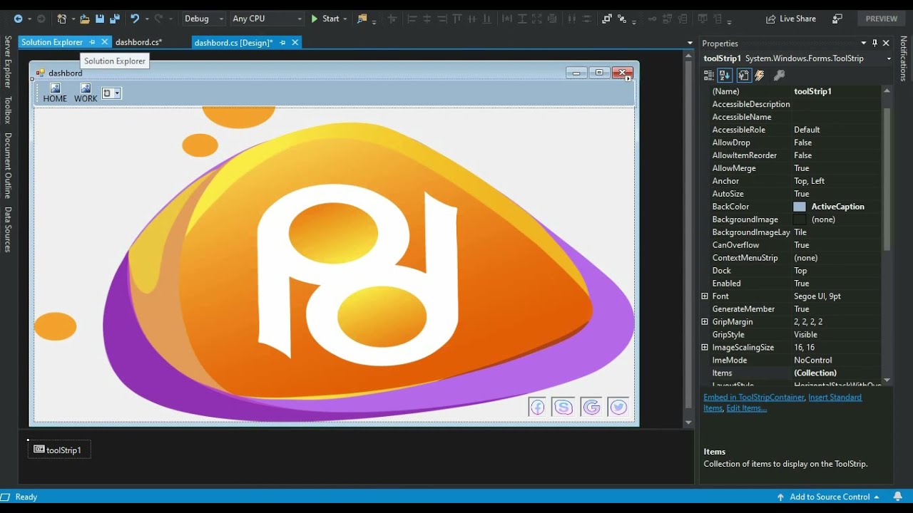How To Open More Forms Using Toolstrip Windows Form Application C