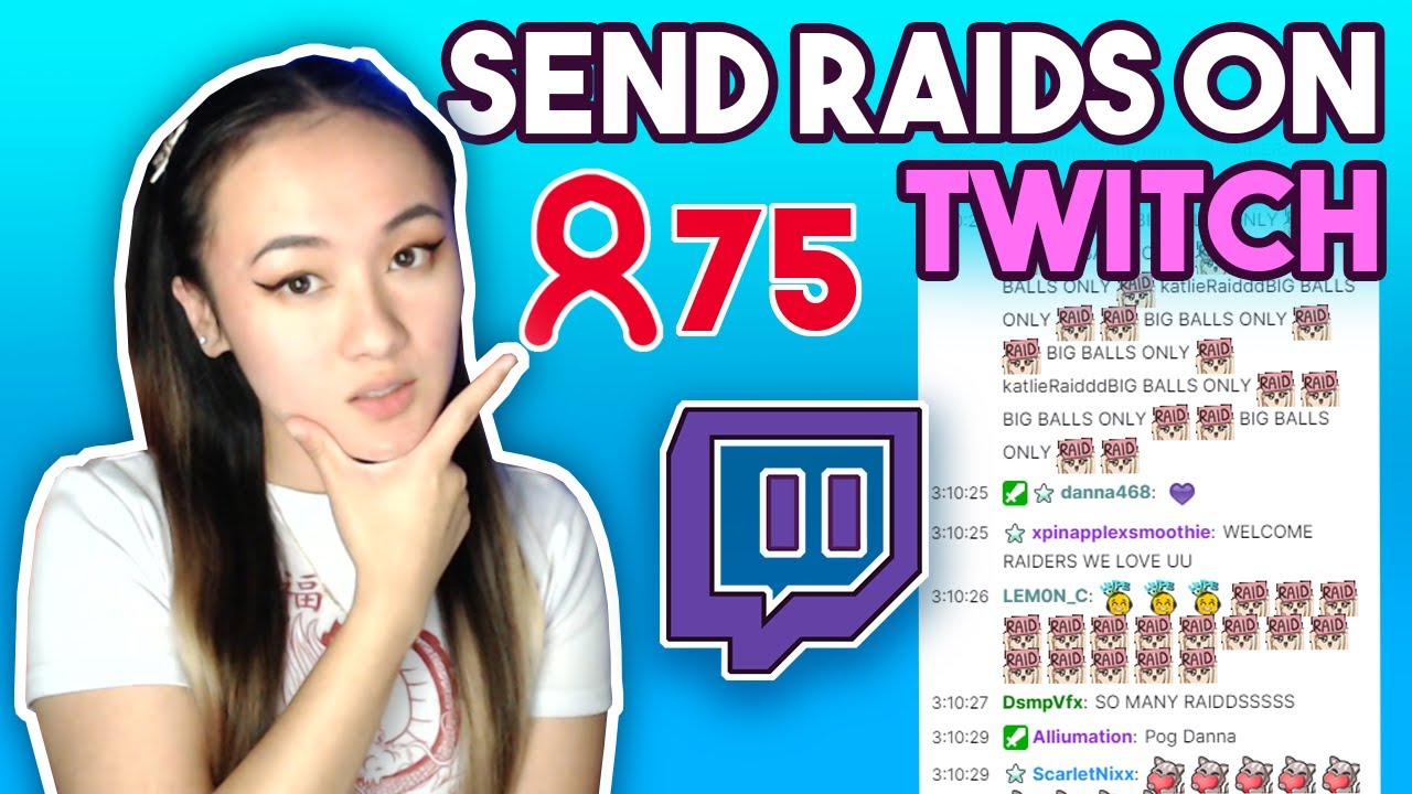 How To Raid Someone On Twitch Youtube
