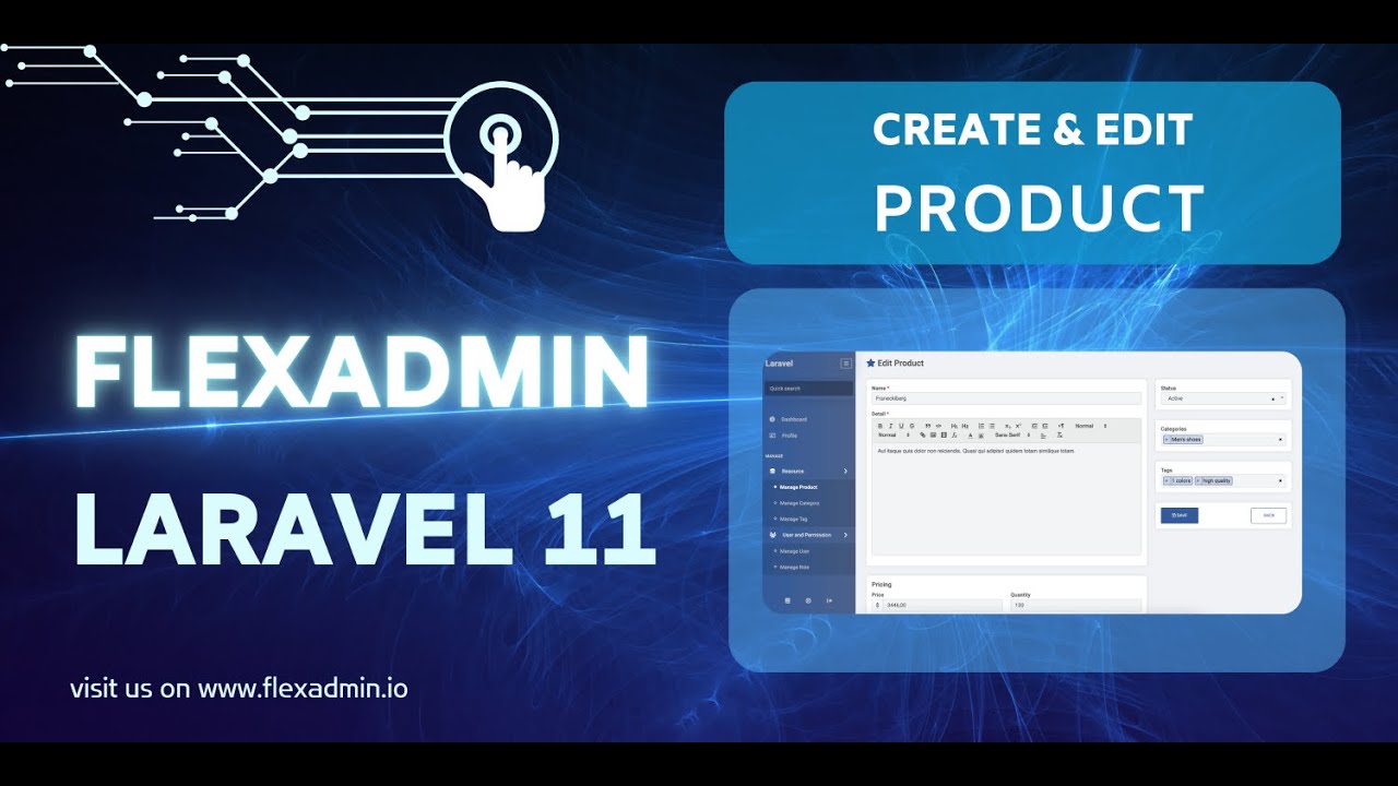Flexadmin Adding And Editing Products Youtube