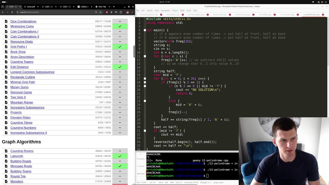 Cses Introductory Problems Youtube