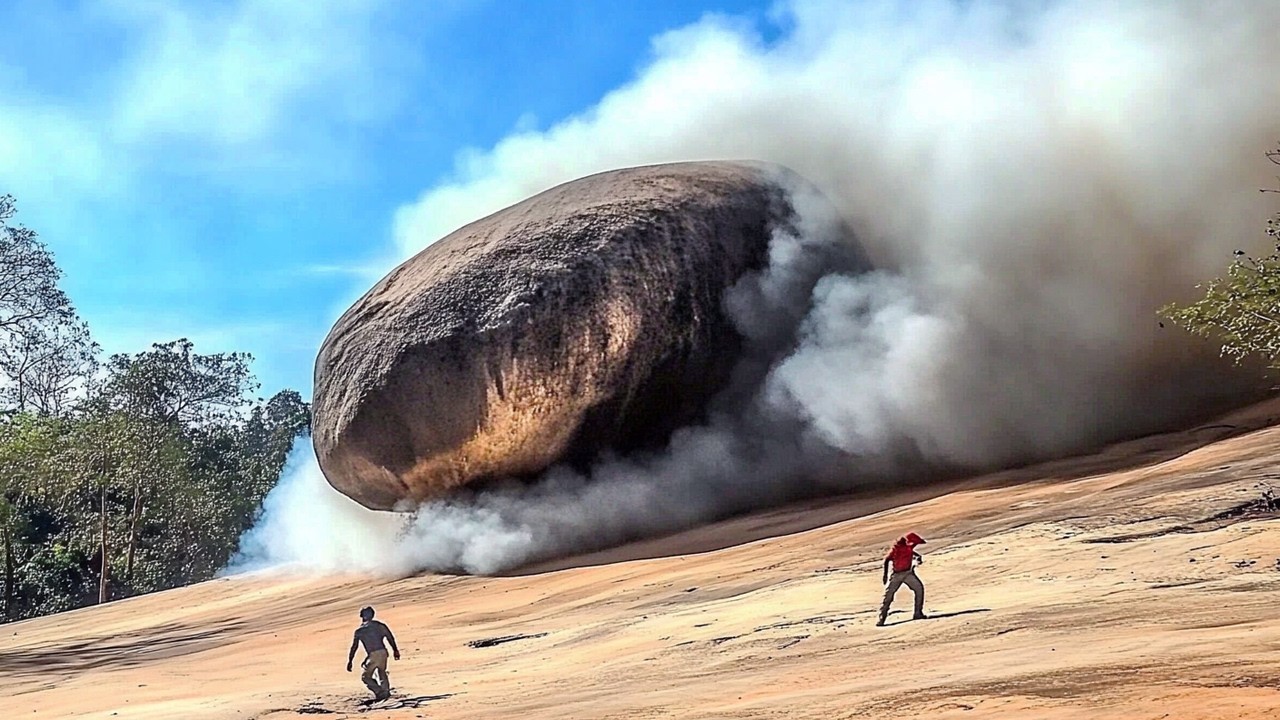 Massive Rockfalls Caught On Camera Youtube