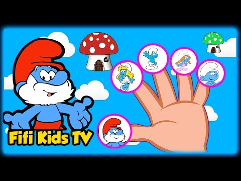 The Finger Family Smurfs Finger Family Nursery Rhyme Smurfs Finger