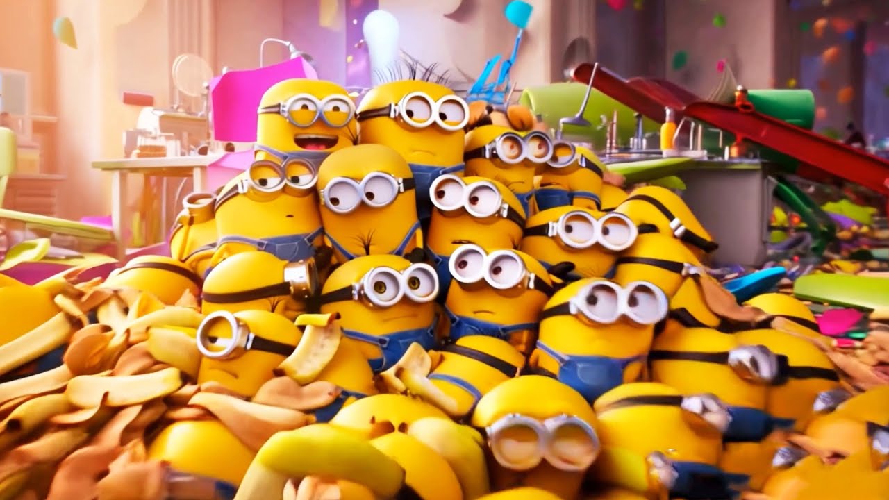 Minions Singing Banana Song Minions Holiday Special Minions Paradise