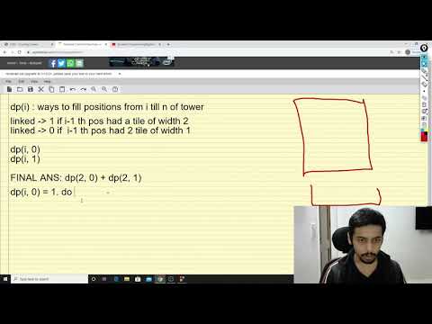 Cses Dynamic Programming Counting Towers Youtube