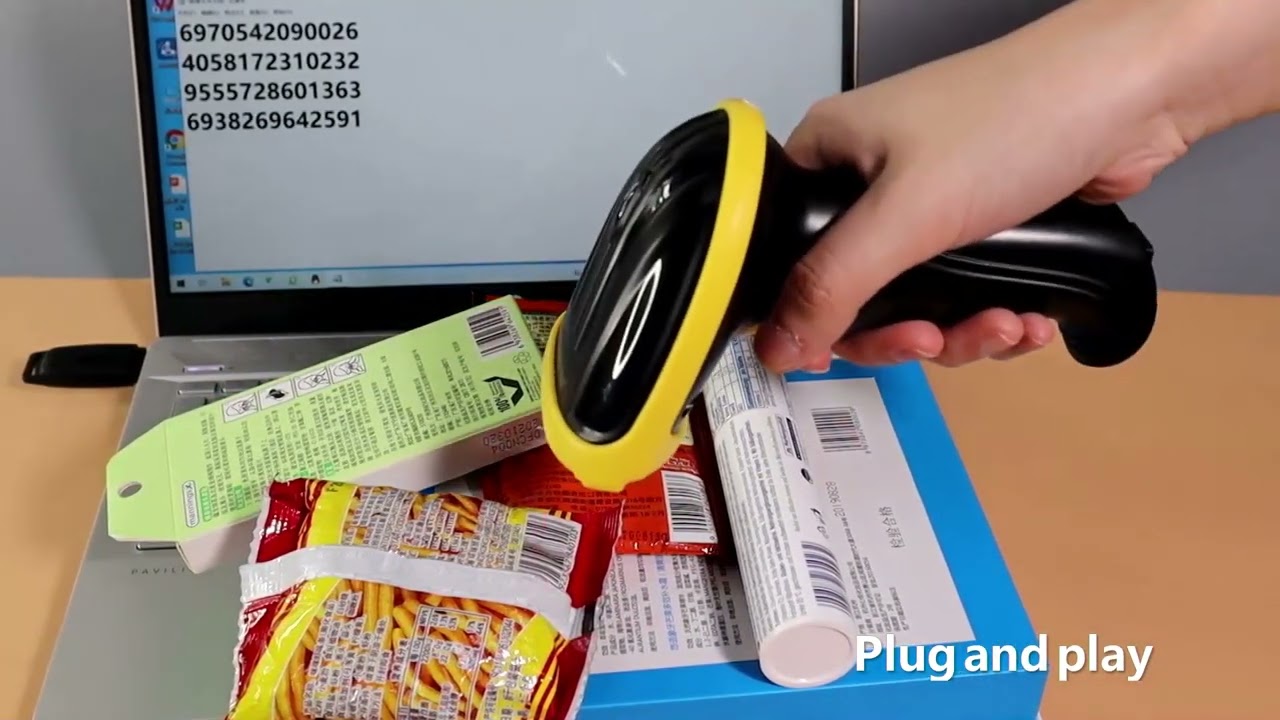 X 620e 1d Laser Wireless Barcode Scanner Youtube