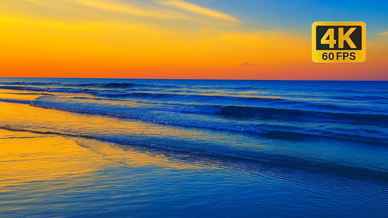 Relaxing Ocean Waves Asmr 4k Fall Asleep Fast With Beach Ambience