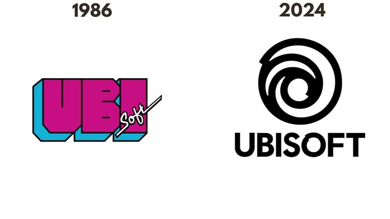 Evolution Of Ubisoft Logo 1986 2024 Youtube
