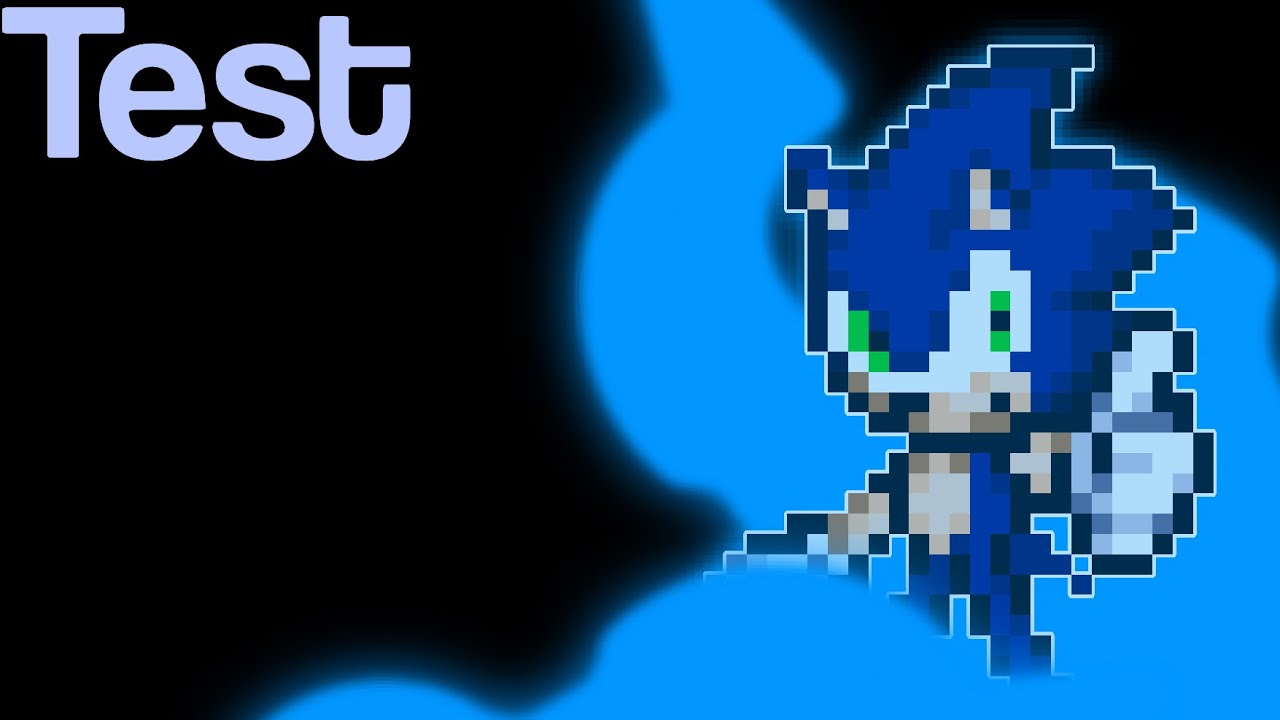 Sonic Test Sprite Animation Stick Nodes Youtube