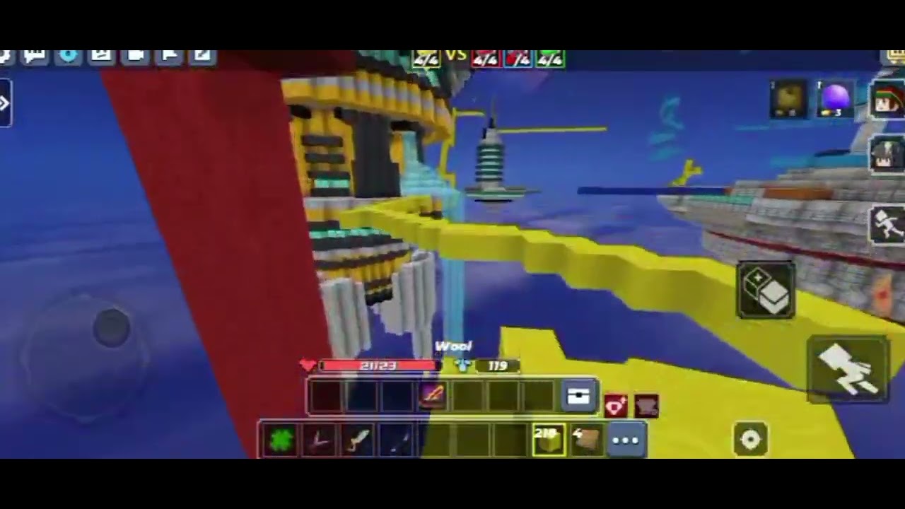 Playing Bedwars Youtube