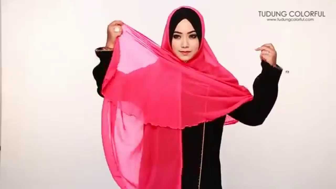 Tudung Colorful Hijab Tutorial 1 Youtube