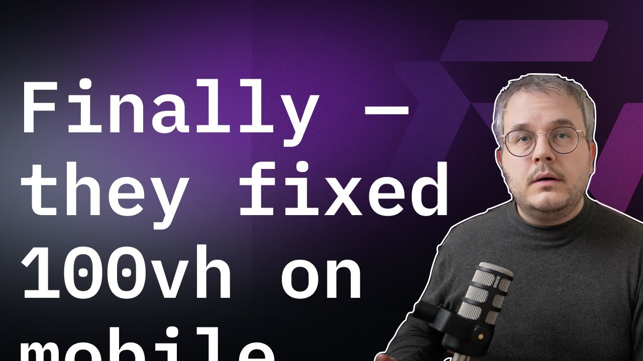 Finally A Fix For 100vh On Mobile Devices Youtube