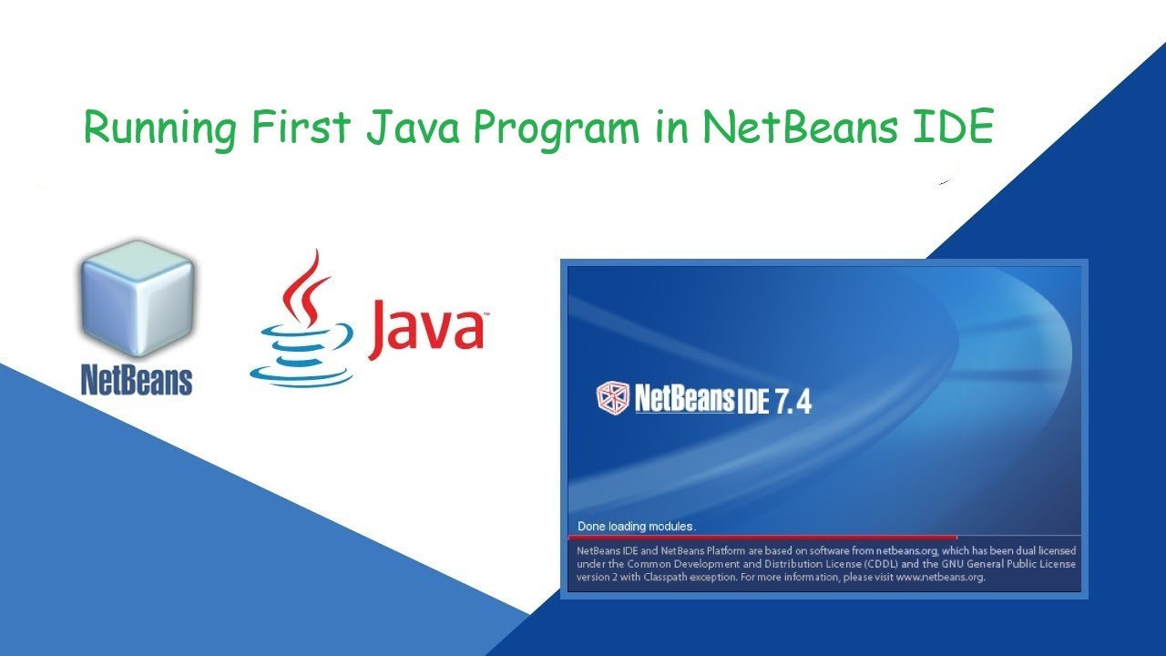 Running First Java Program In Netbeans Ide Youtube