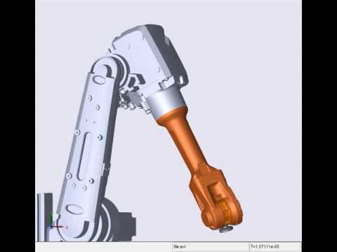 Irb 2600 Arm Robot Controlled By Matlab Youtube