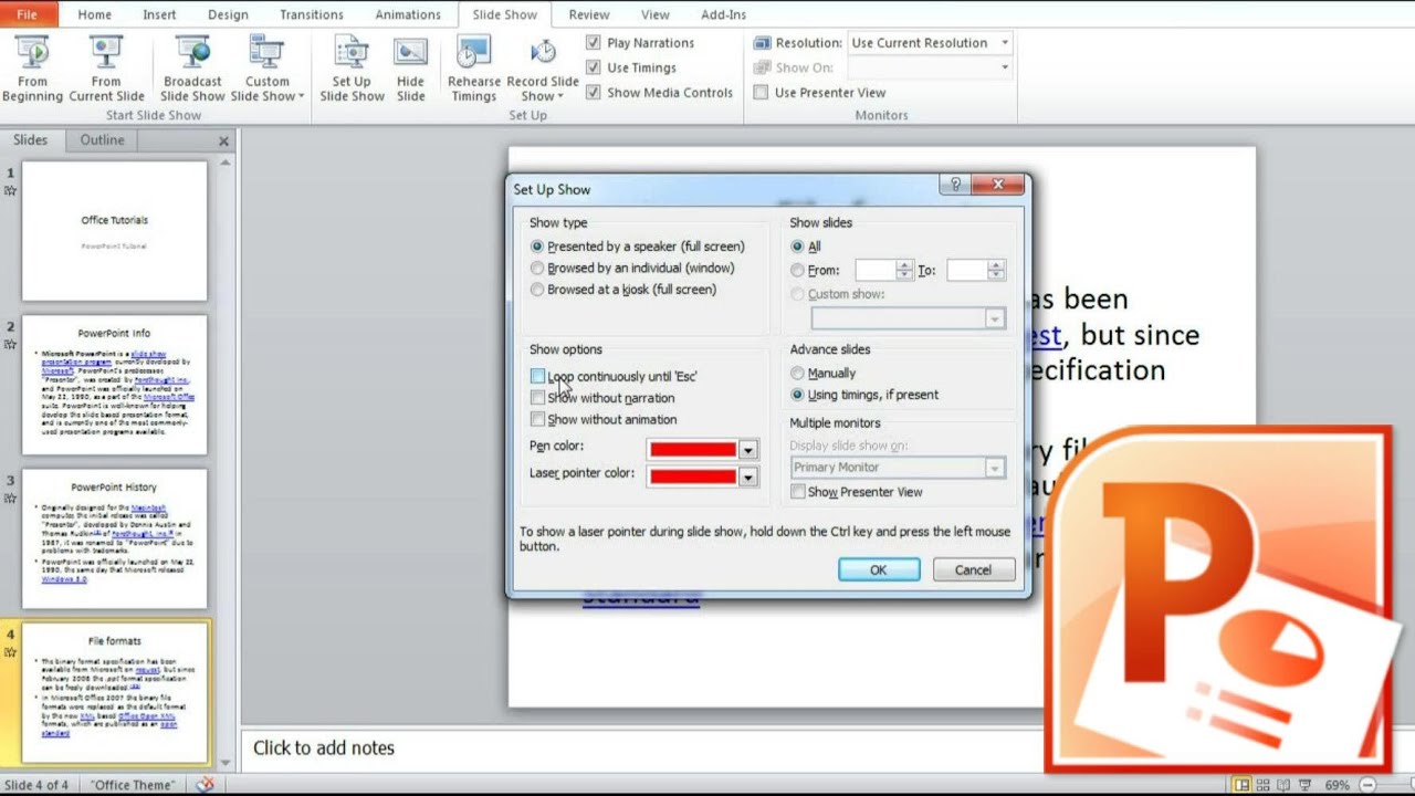 Set Slideshow To Automatically Advance In Powerpoint Automatic Slide
