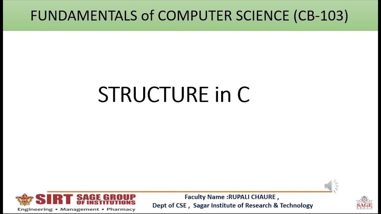 Structures In C Youtube
