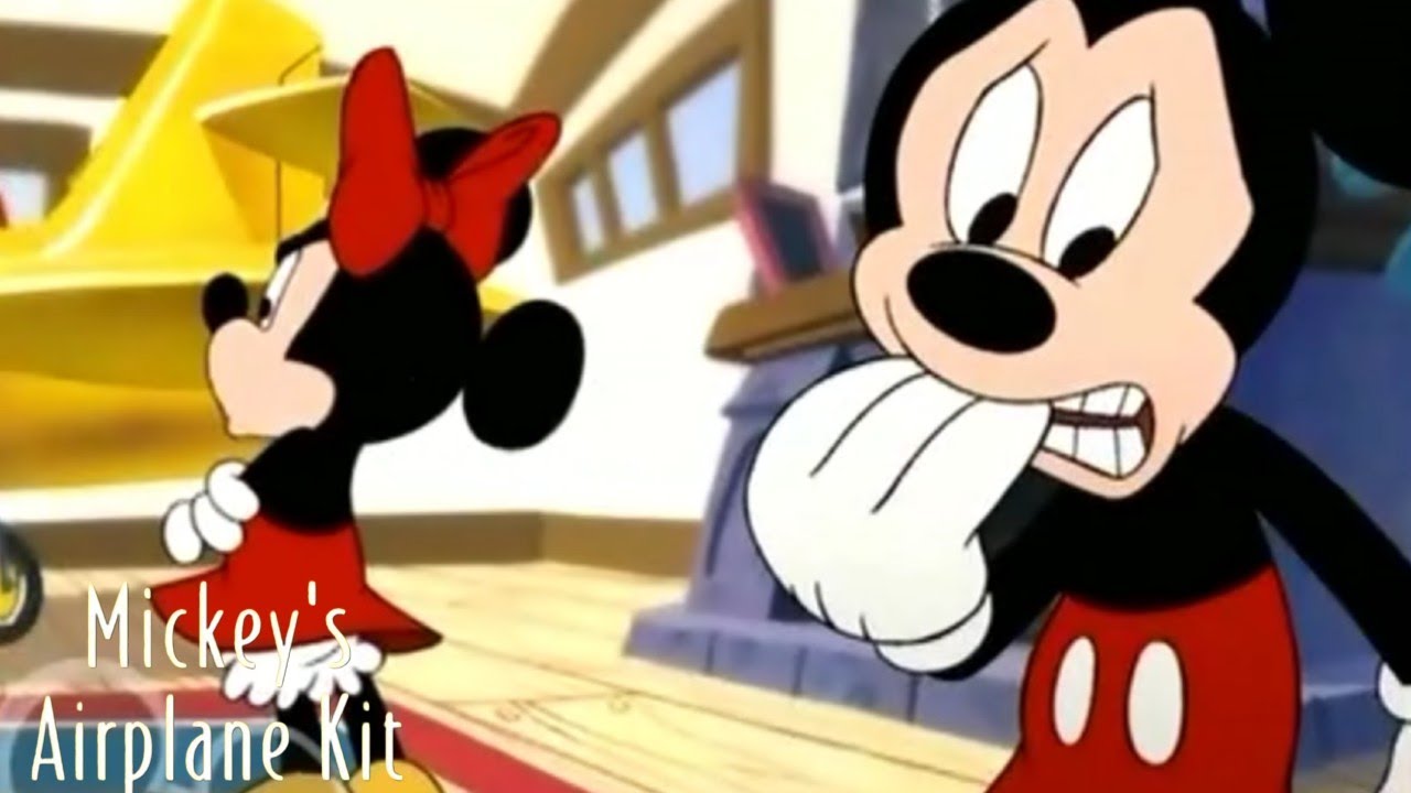 Mickey S Airplane Kit 1999 Disney Mickey And Minnie Mouse Cartoon Short