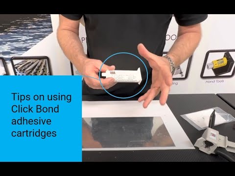 Tips On Using Click Bond Adhesive Cartridges Youtube