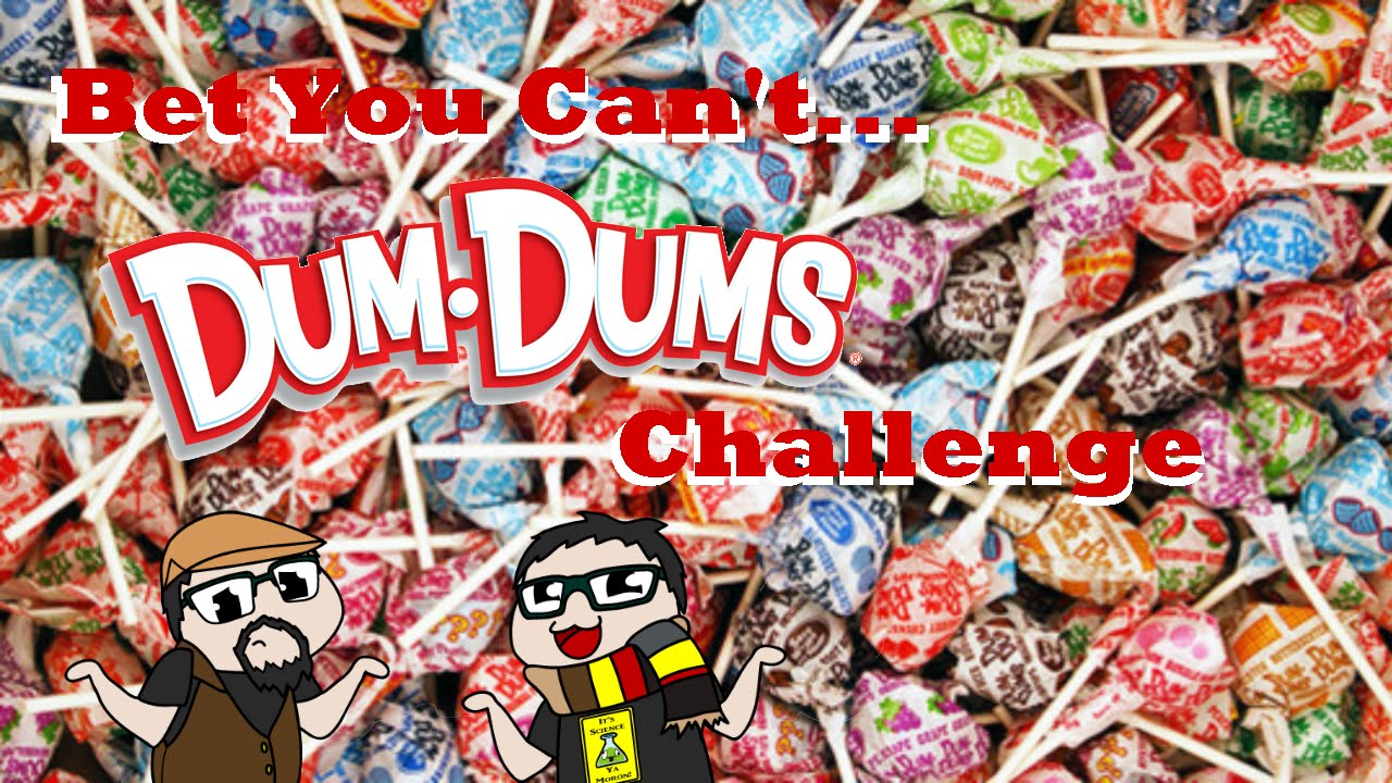 Bet You Can T Dum Dums Challenge Youtube