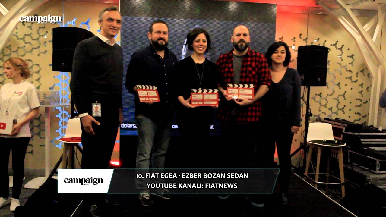 Youtube Ads Leaderboard ödülleri 2015 Youtube