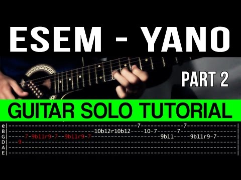 Monstoy Guitar Esem Yano Guitar Solo Tutorial Part 2 With Tab
