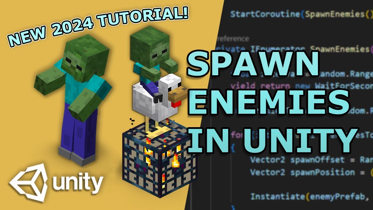 How To Spawn Enemies In Unity Youtube