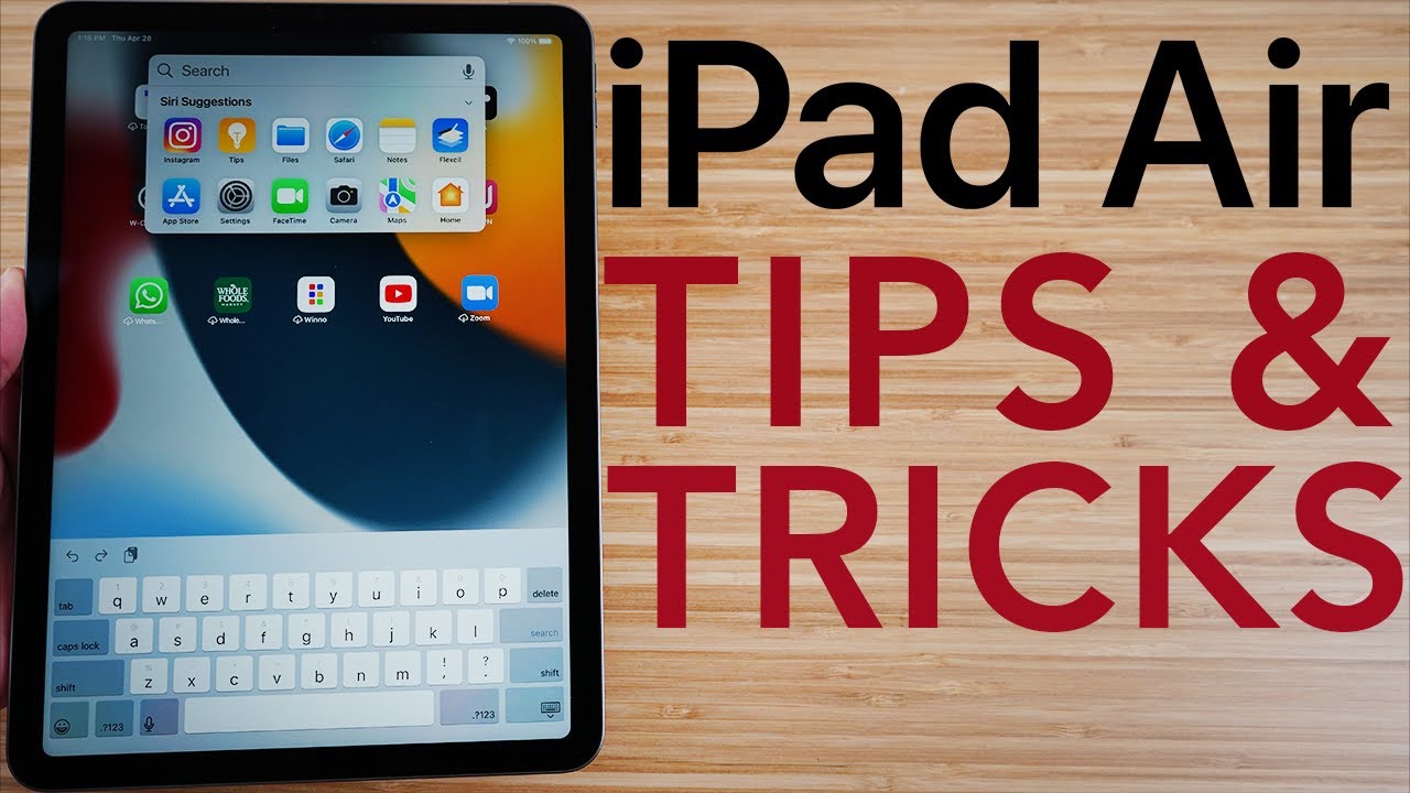 Ipad Air Best Tips Tricks Hidden Features Youtube