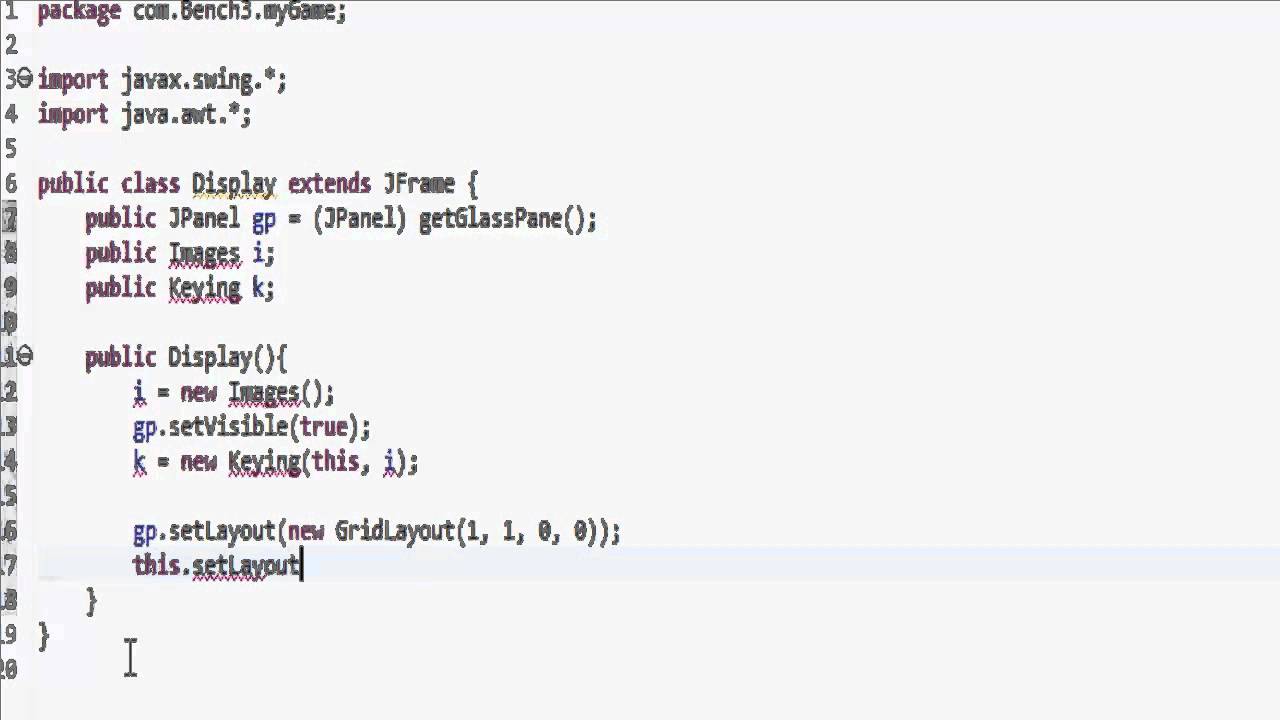 Java 2d Game Development Tutorial Episode 2 Grid Layout Youtube