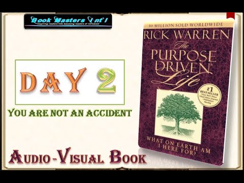 Purpose Driven Life Day 2 Audio Visual Book Youtube