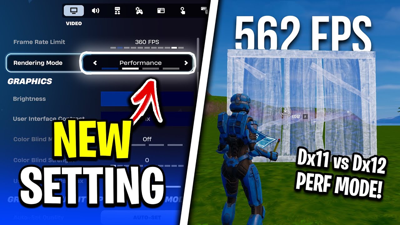 Fortnite S New Performance Mode Huge Fps Boost Youtube