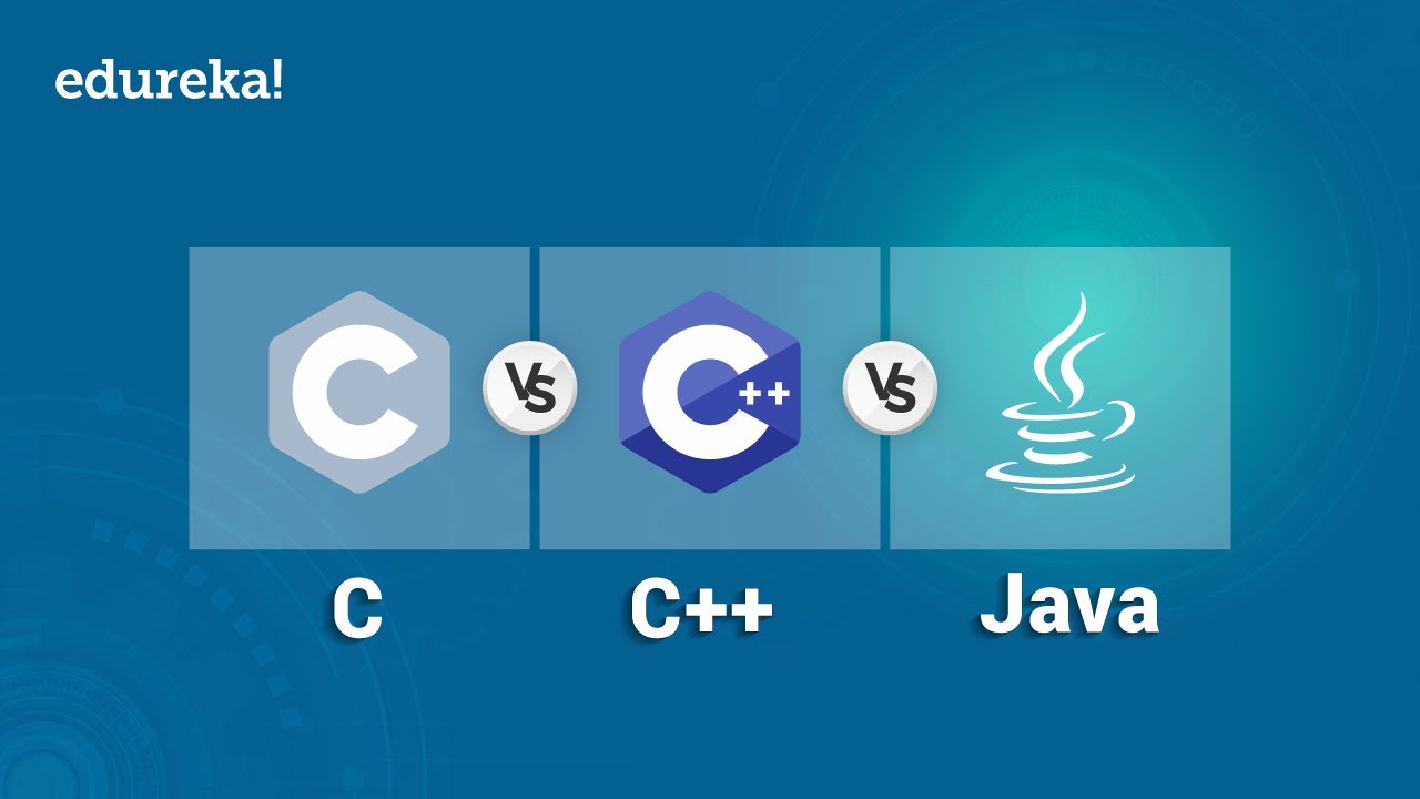C V S C V S Java Difference Between C C And Java Edureka Youtube