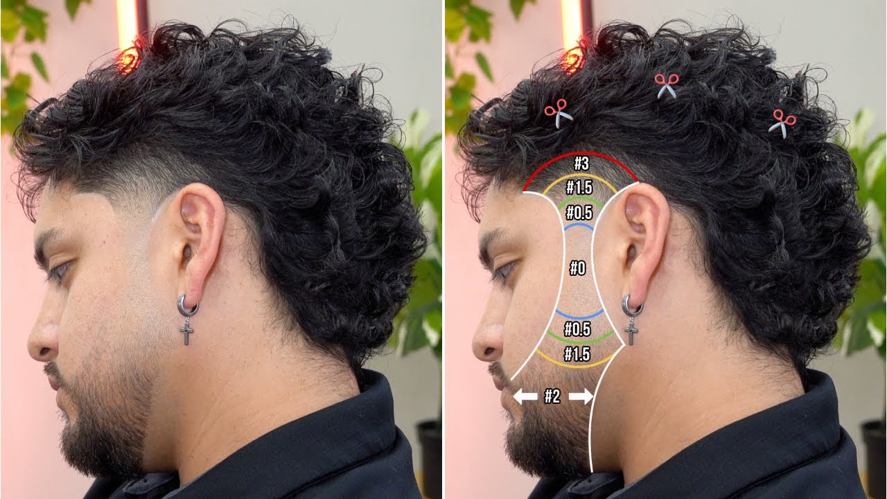 Barber Tutorial How To Do A Mullet With Scissors пёџ Step By Step Low